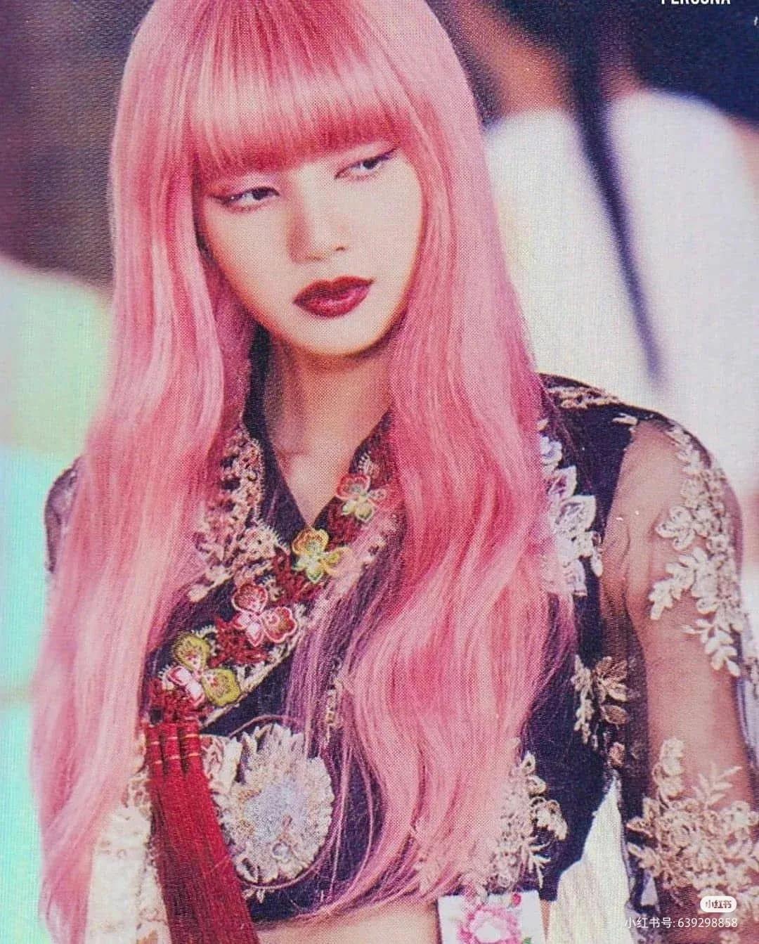 blackpink full pink hair ins style avatar - iNEWS