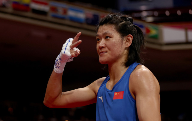 Secret boxing goddess Gu Hong!Entered the Olympic boxing ring for the ...