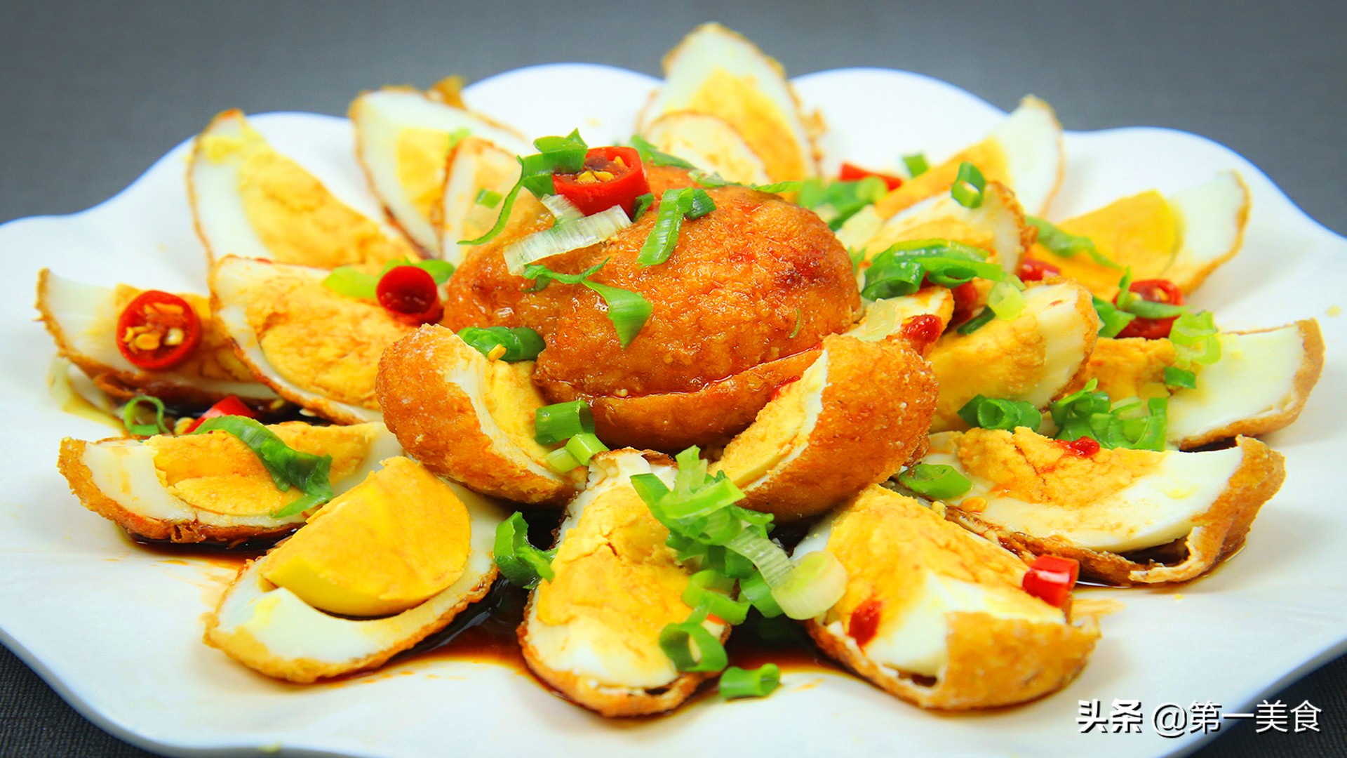 Eggs are eaten differently, the chef teaches you to make tiger skin ...