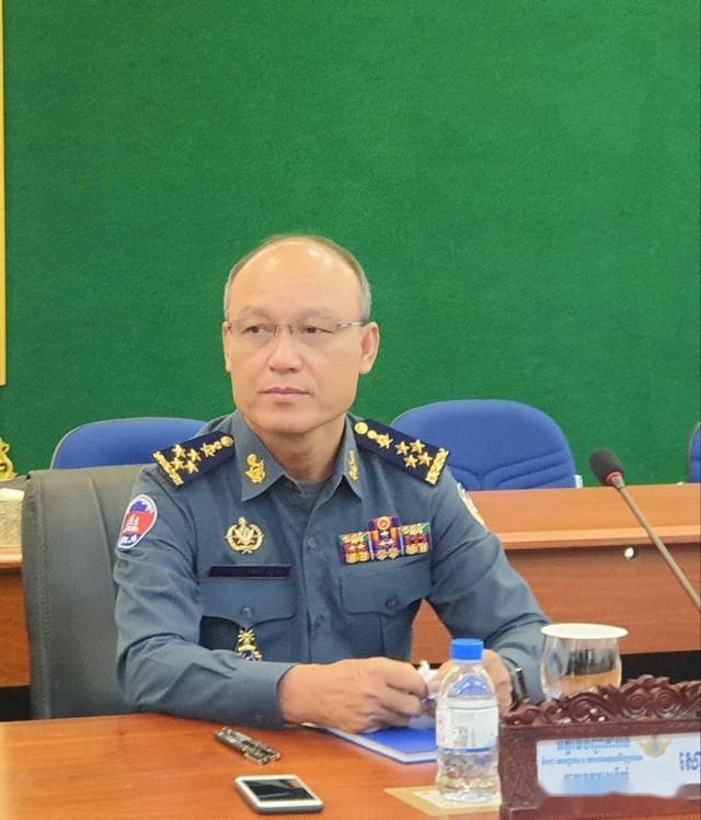 Commander of the Cambodian military police, rank of general, acting ...