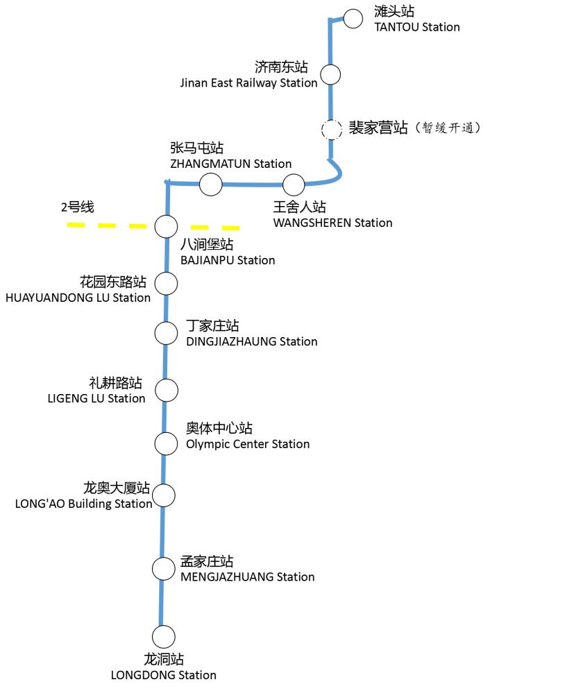 Jinan plans more than 600 kilometers of rail transit, consisting of 11 ...