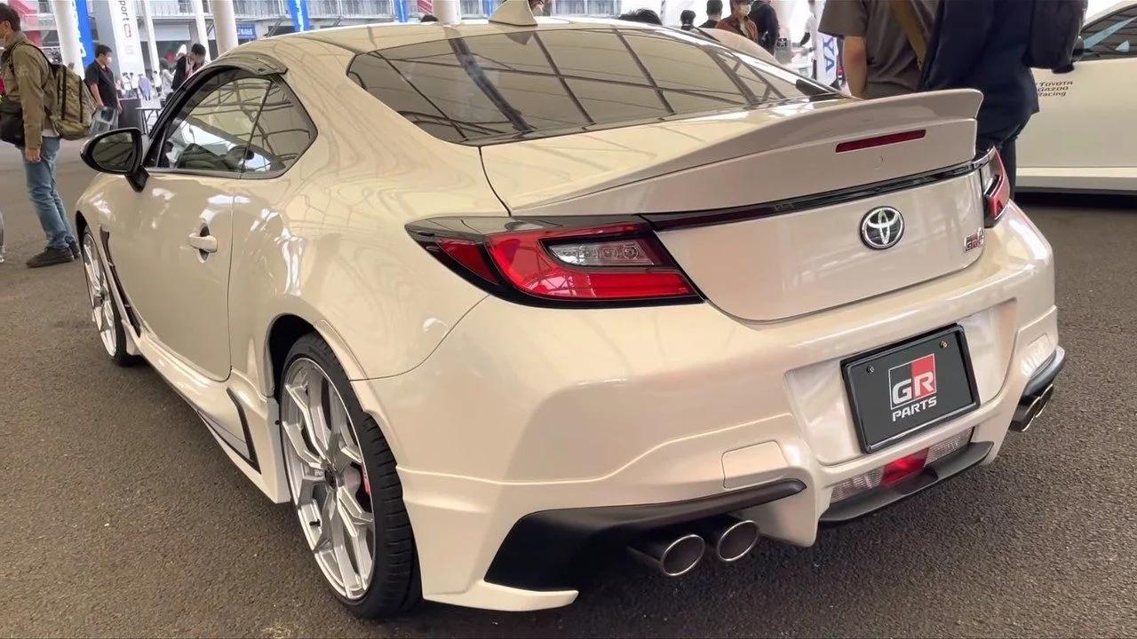Toyota GR 86 official modified version of the real car exposed, looks ...
