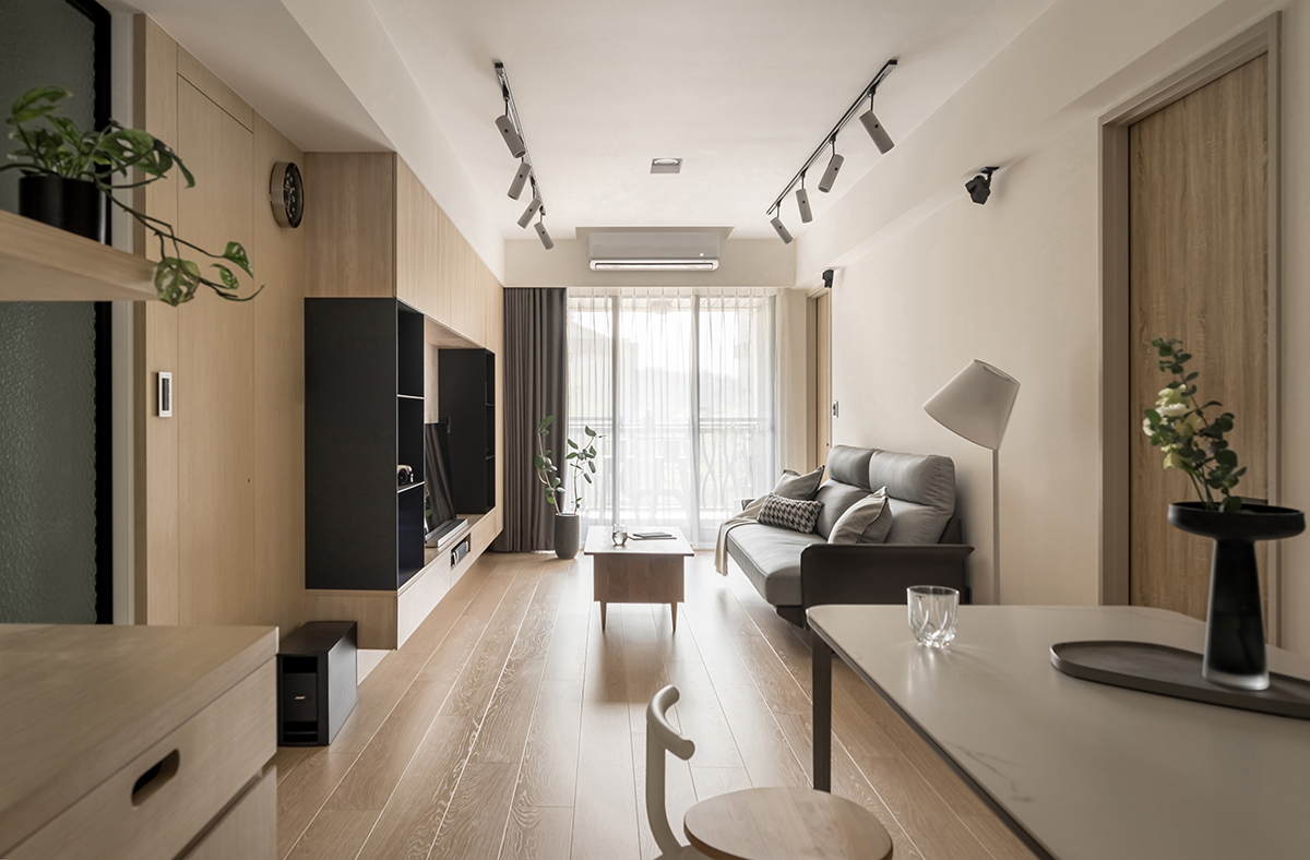 The apartment is only 73 square meters, the whole house can be called ...