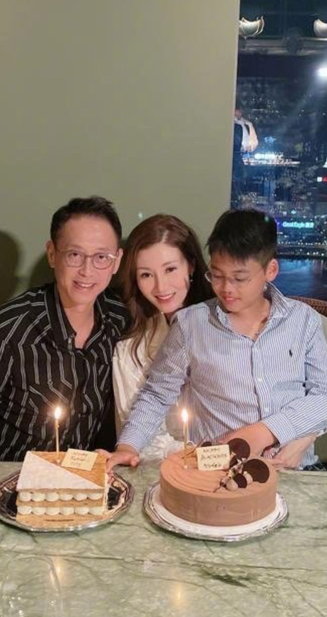 Li Jiaxin's family celebrated her birthday, and his 10-year-old son ...
