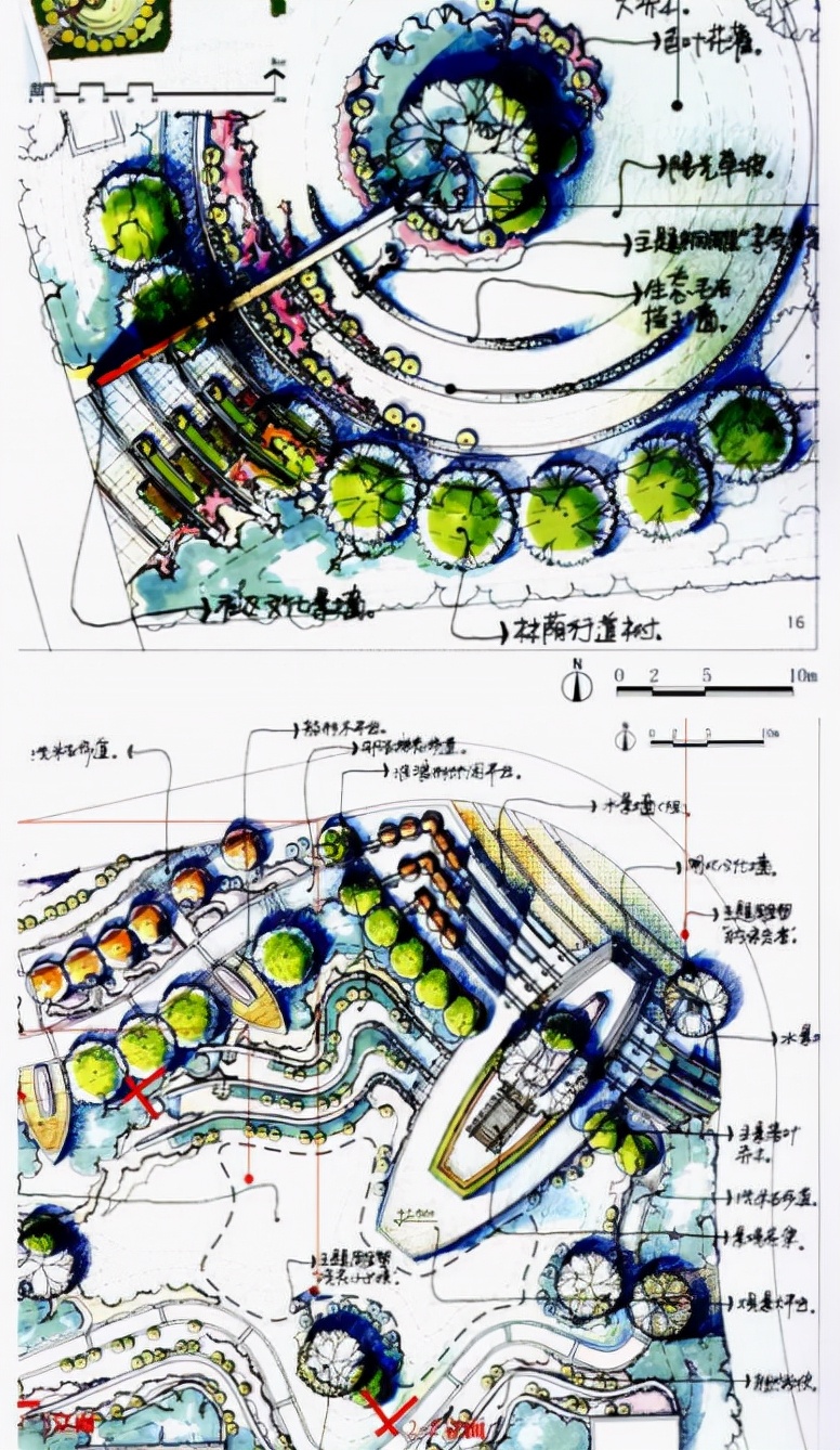 Complete the courtyard landscape design in one article, with 133 villa ...