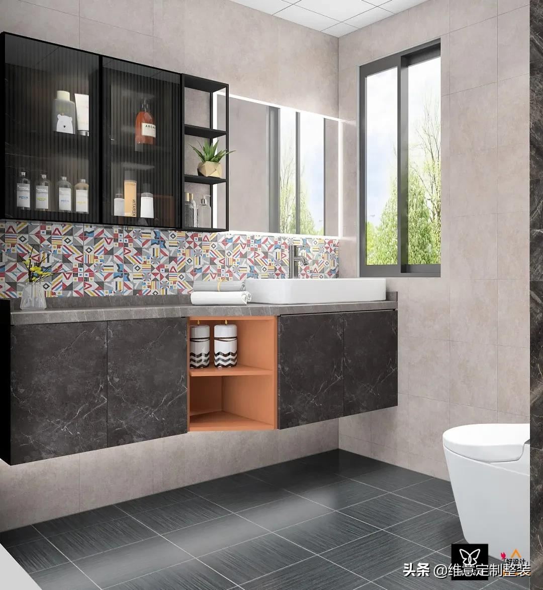 The 4m2 bathroom is so perfect, just copy it for the small apartment ...