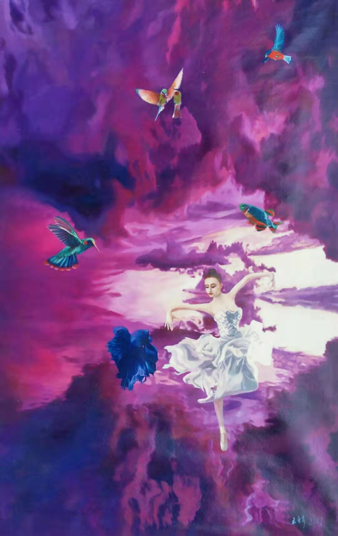 International contemporary artist Wang Ting - iNEWS