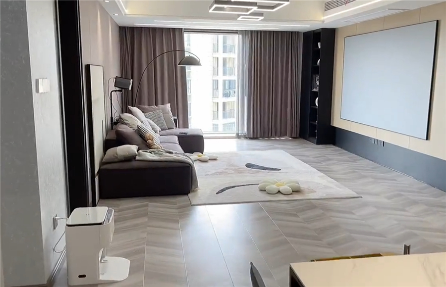 The girl renovated a new home of 132 square meters with 30W. It took 5 ...