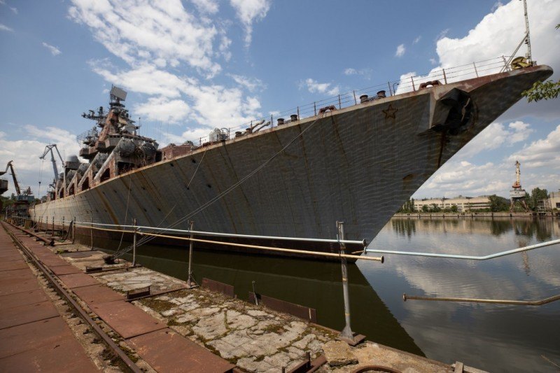 Overhead: Nirvana of the Ukrainian cruiser, China's first 10,000-ton ...