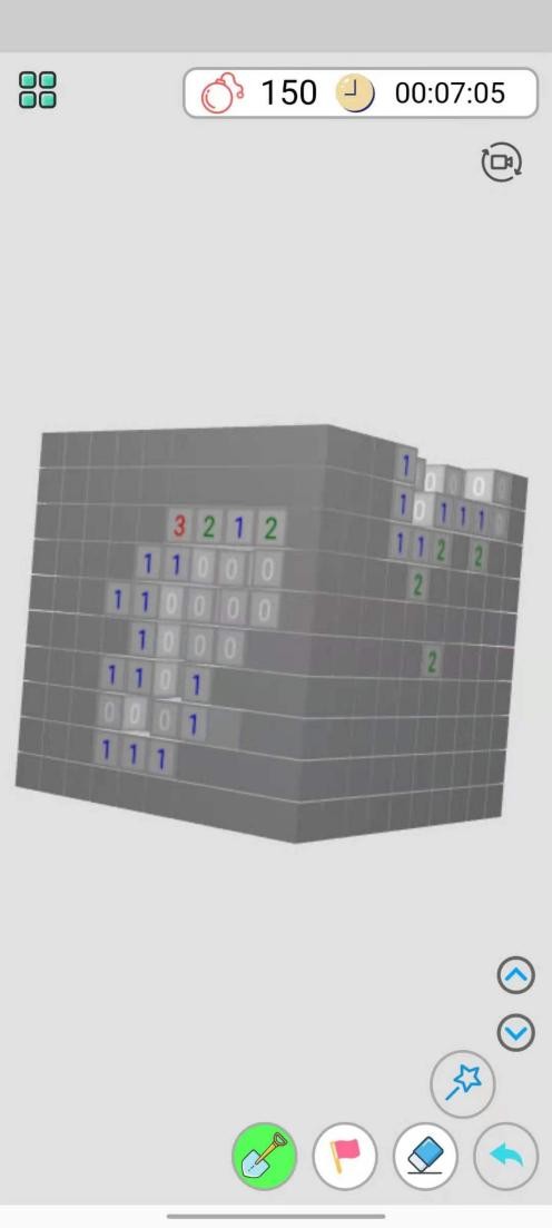 After many years, I was immersed in the joy of minesweeper again, "3D Minesweeper" takes you ...