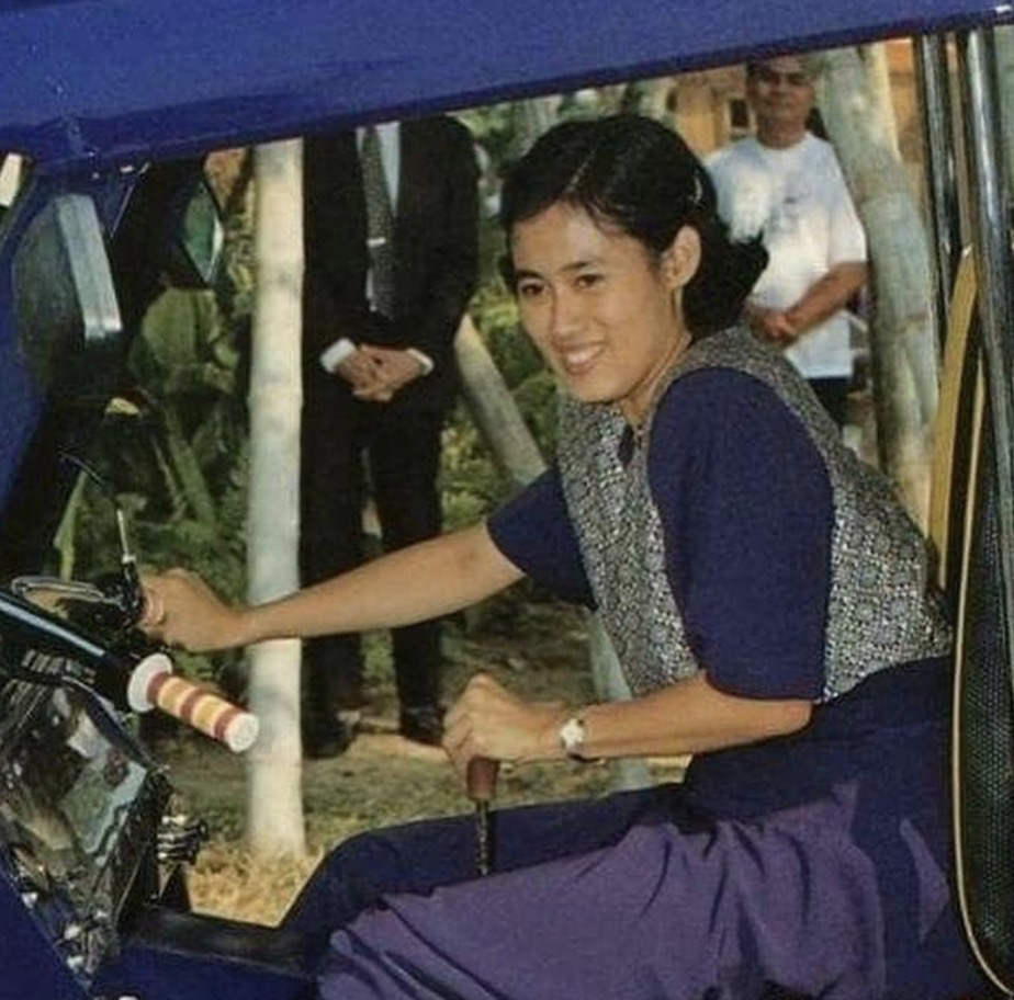 The 65-year-old Thai Princess Sirindhorn was bloated, with a plain face, but she looked very ...