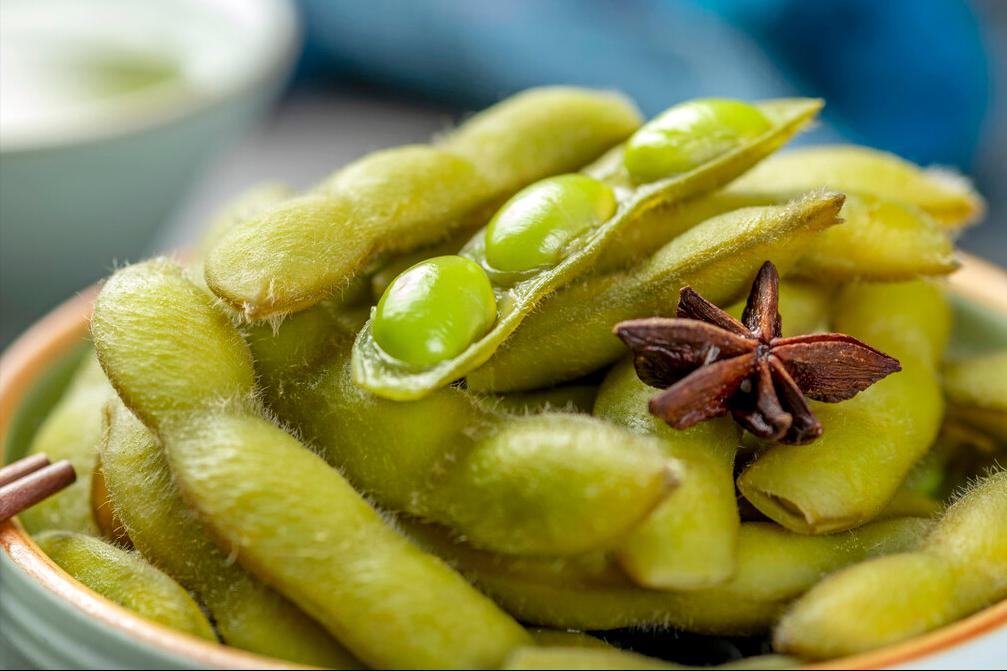 To make boiled edamame, remember not to cover and boil, keep in mind 2 ...