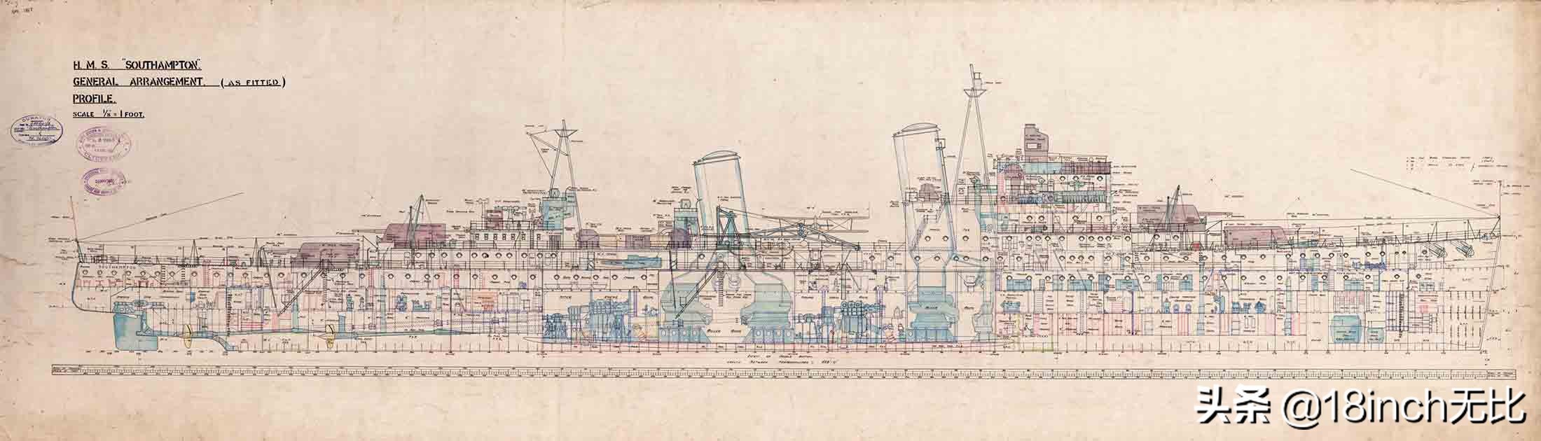 The design process of the British Navy's "town" type light cruiser came ...