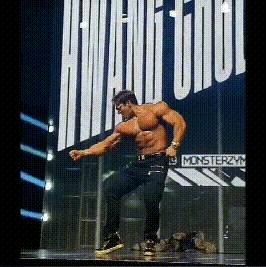 The 38-year-old "Asian Muscle Dancer", who loves to dance hip-hop with ...