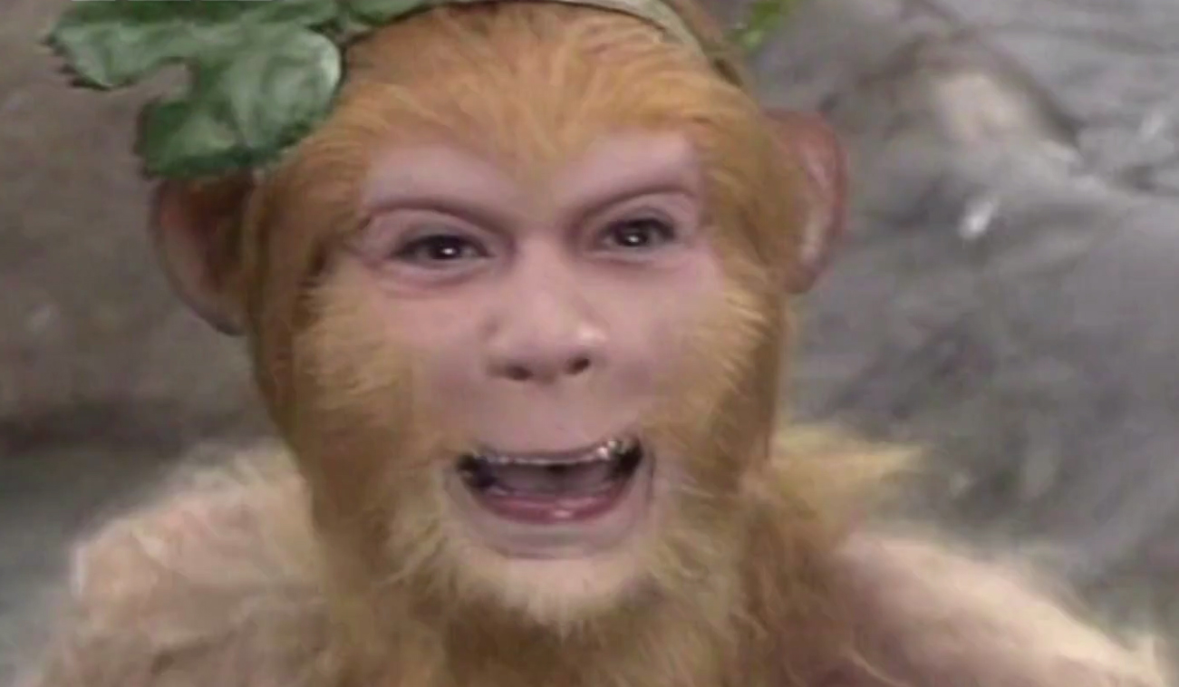 Monkey King: The leap in front of the Water Curtain Cave has made the ...