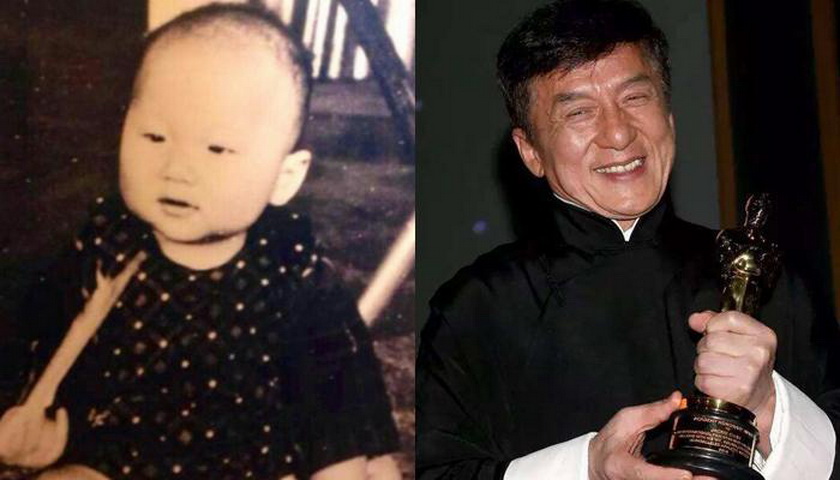 Jackie Chan was born as a giant baby. He was almost sold by his parents ...