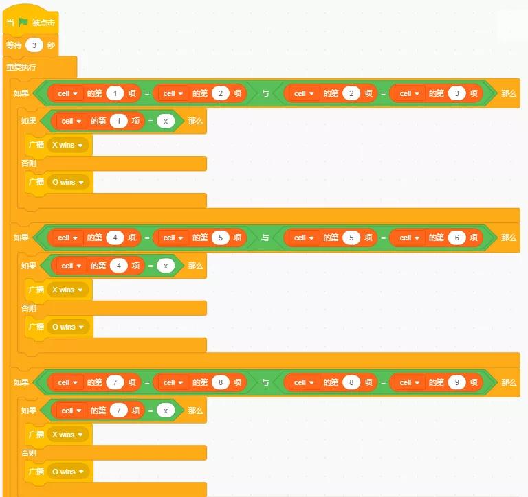 Scratch makes a tic-tac-toe game - iNEWS