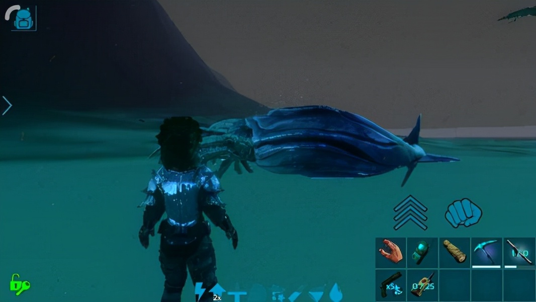 "Ark Survival Evolved" players try to tame Tost's giant squid, but they ...