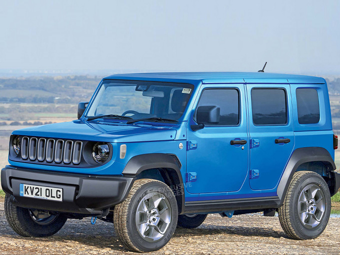 Jeep's new "Small Wrangler" is exposed!Take dual motors + four-wheel ...