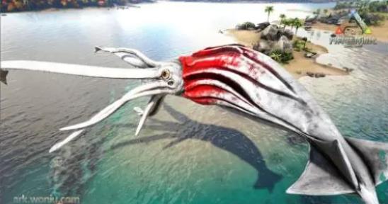 "Ark Survival Evolved" players try to tame Tost's giant squid, but they ...