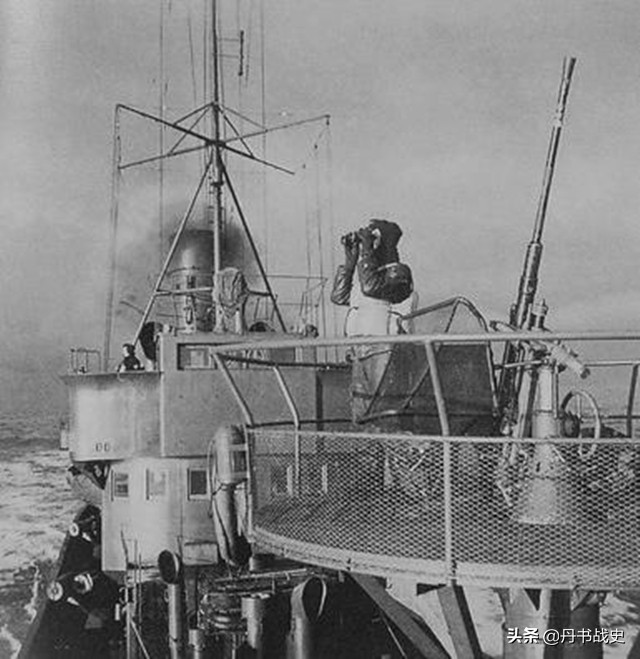 German outpost of World War II, a group of armed fishing boats and ...