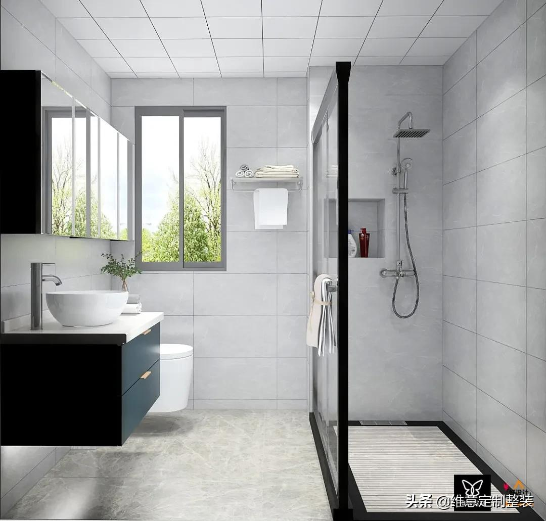 The 4m2 bathroom is so perfect, just copy it for the small apartment ...