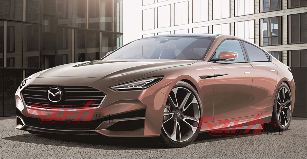 A new generation of Mazda 6 renderings exposed, rear drive platform ...