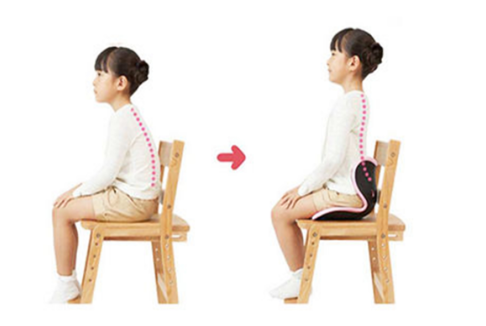 Children hunch back, brute force correction is not advisable, these ...