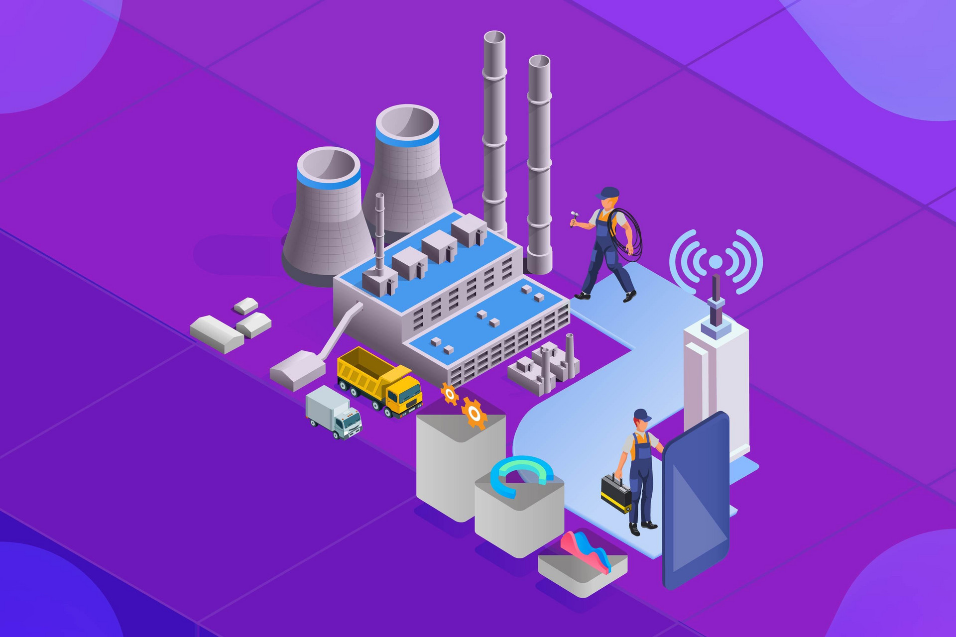The development of the industrial Internet, starting from the 2008 ...