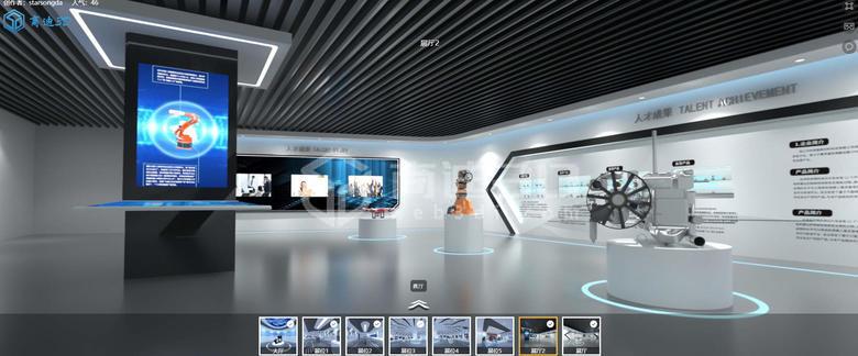 3D online exhibition hall-enterprise vr exhibition hall provides a new ...