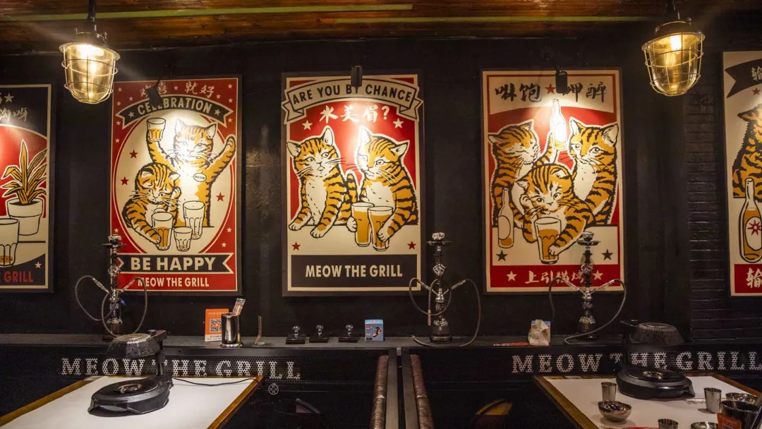 This cute cat-themed barbecue restaurant in Quanzhou, queuing as soon ...