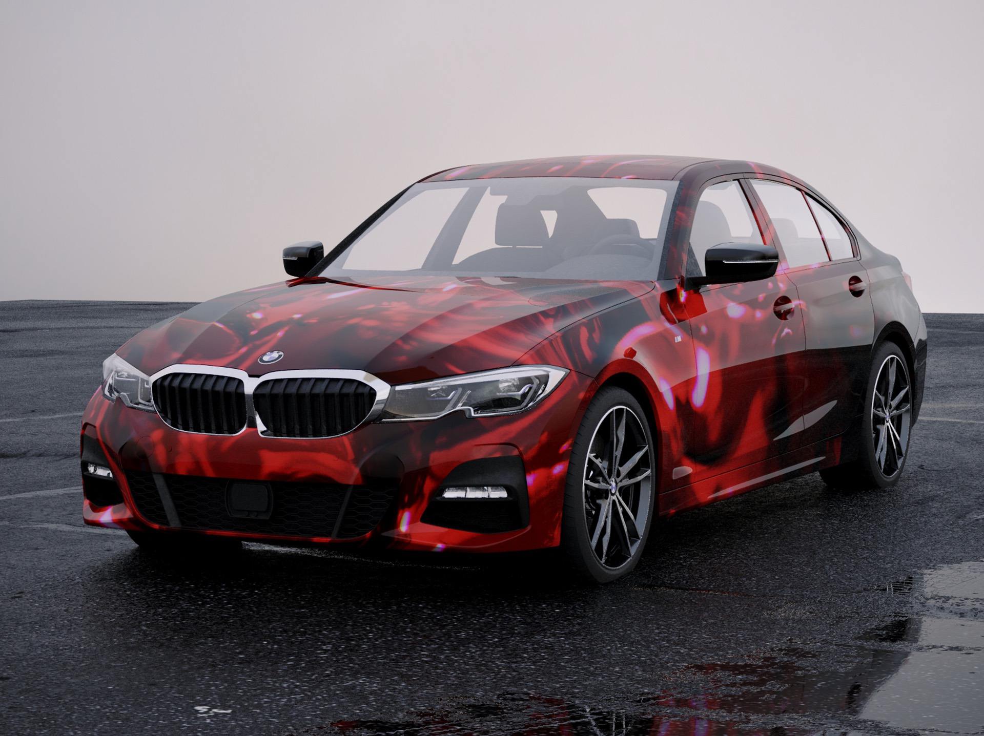 After Audi, the BMW 3 Series G20 became a digital NFT art car - iNEWS