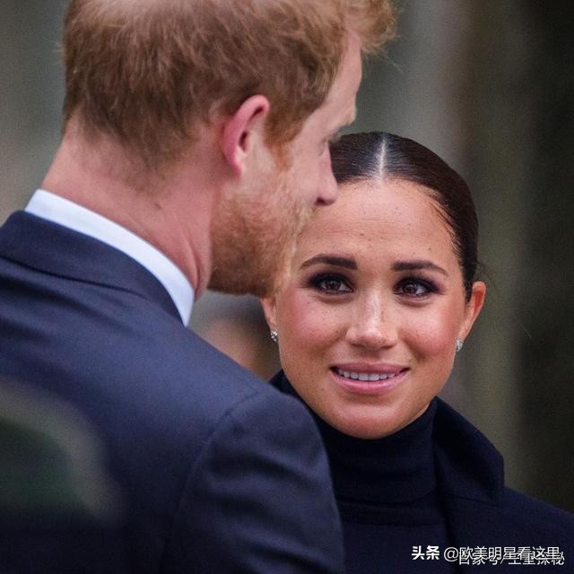 Megan arrived in New York to participate in the event, her ruddy ...