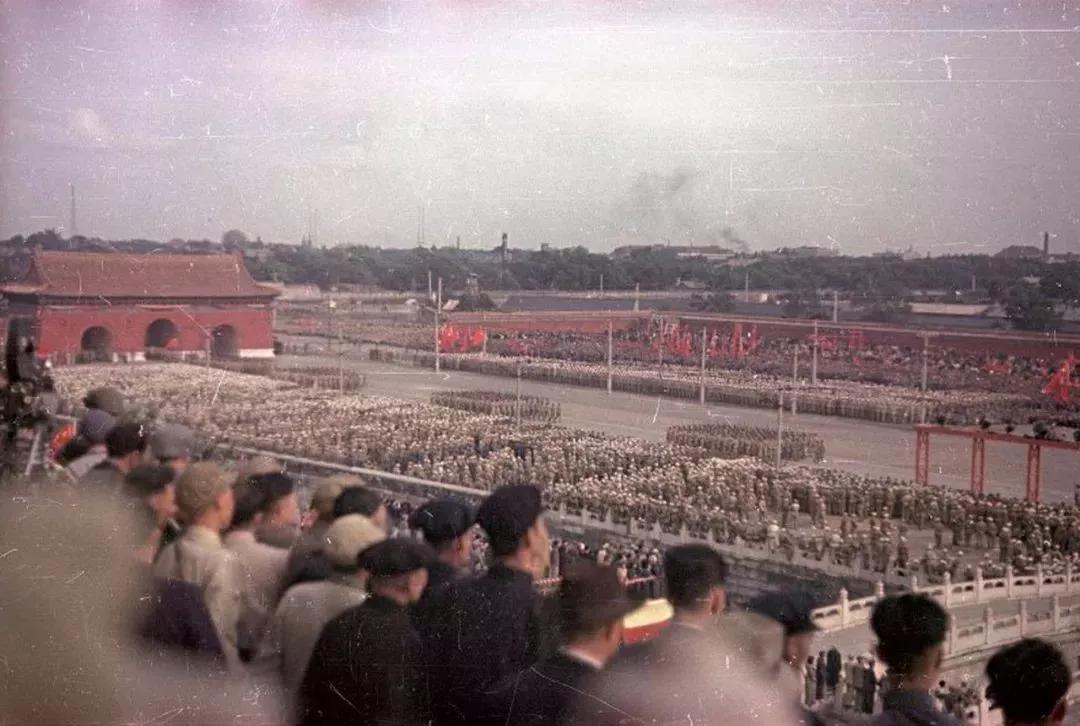Precious memories: color images of the founding ceremony at the ...