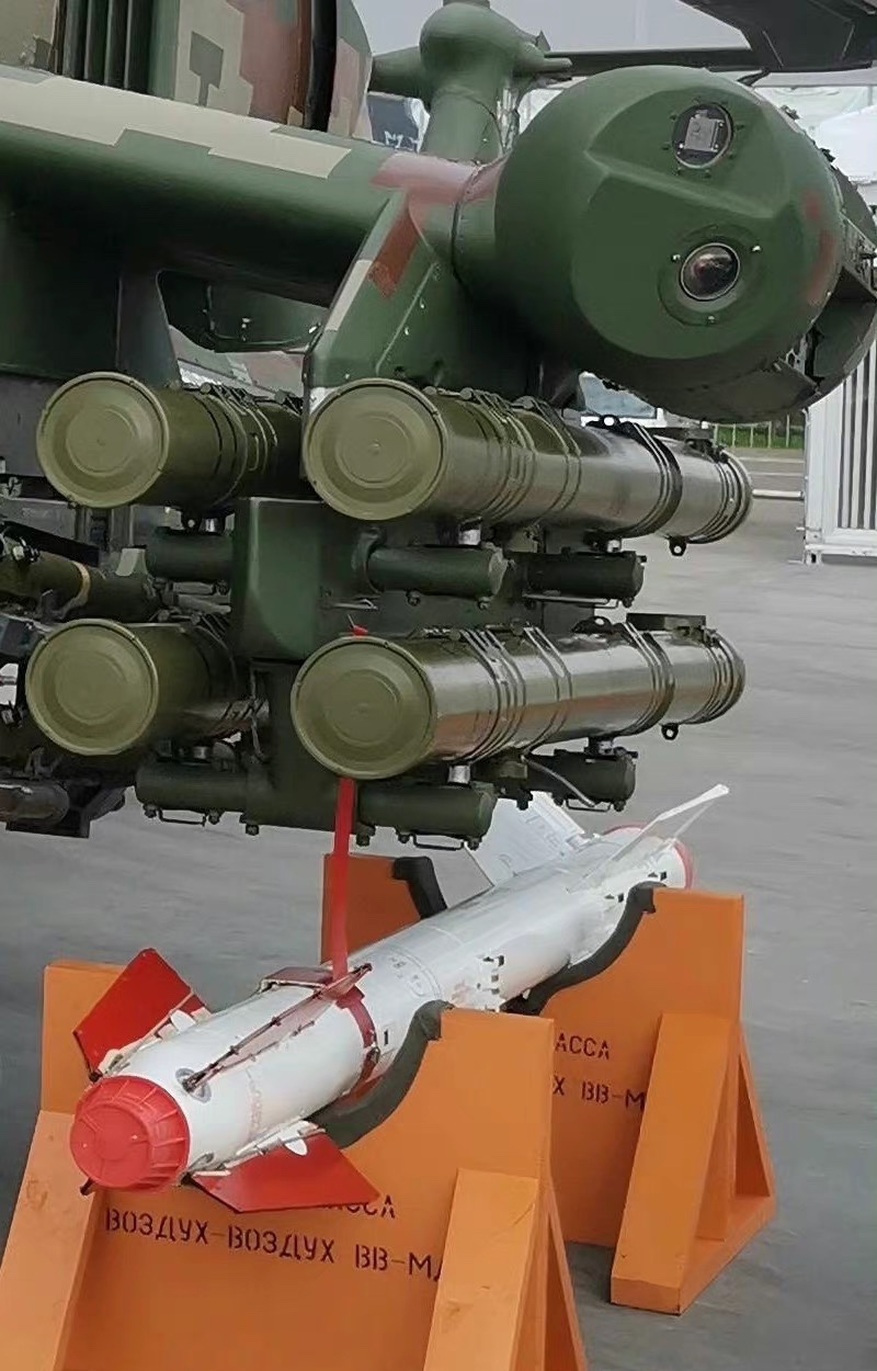 The R-73 missile has a nose sight, which used to be ahead of Western ...