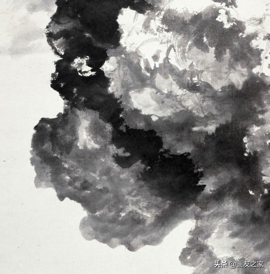 mighty!He used a Chinese painting to record the atomic bomb explosion ...
