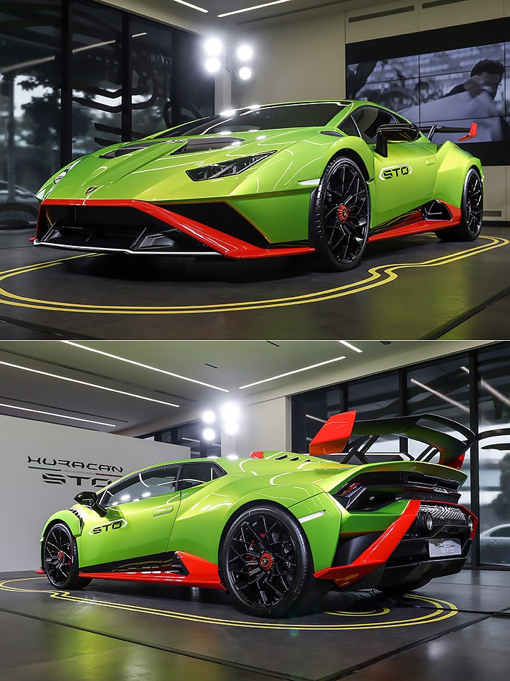 Real shot Lamborghini Huracán STO, the strongest Mavericks - iNEWS