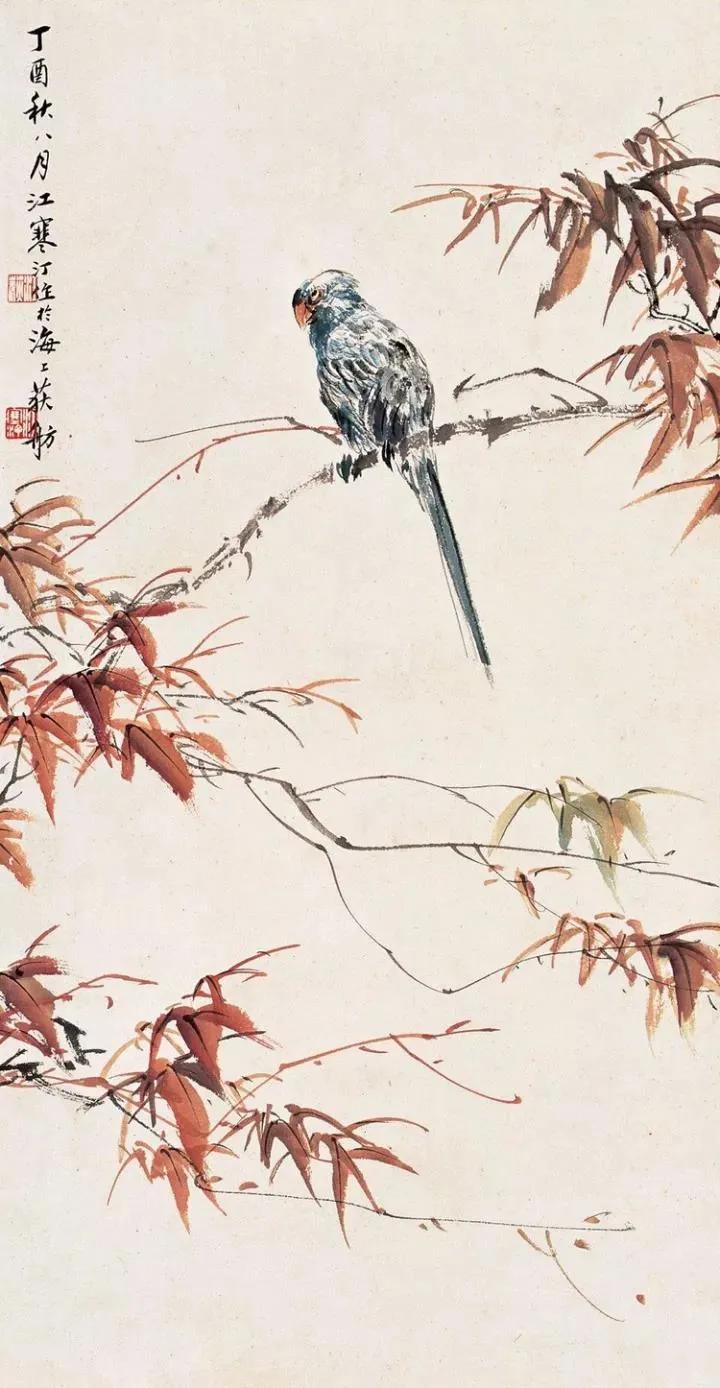 The first person of contemporary Shanghai style flower and bird ...