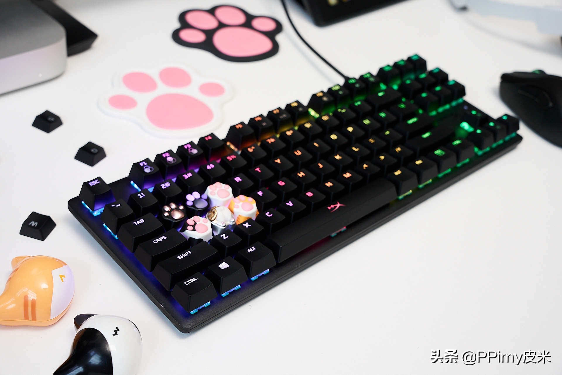 87-key silent paragraph axis: HyperX origin mechanical keyboard water ...