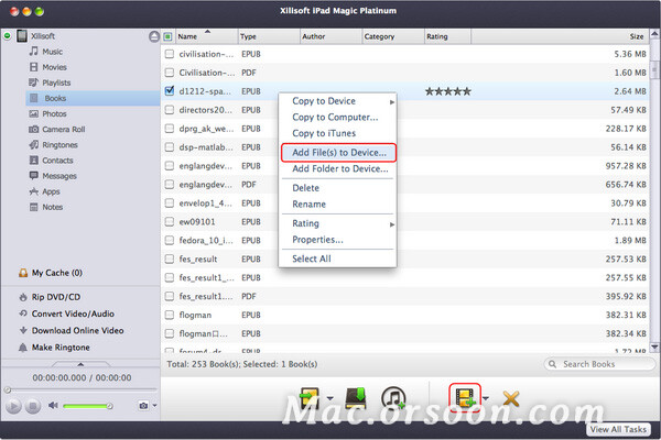 Use Xilisoft iPad Magic Platinum to transfer files from/to iPad/iPod ...