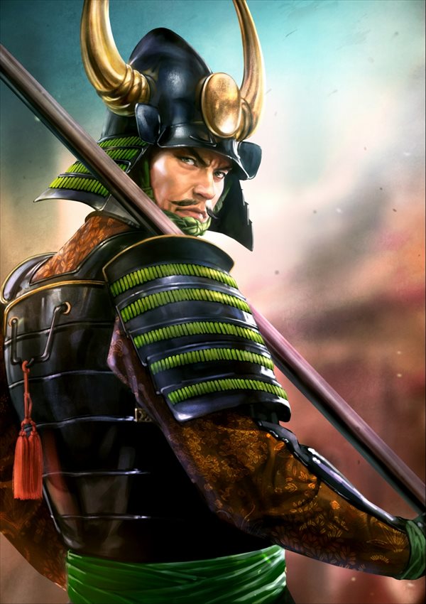 Glory "Nobunaga's Ambition: Rebirth" illustration of military commander ...