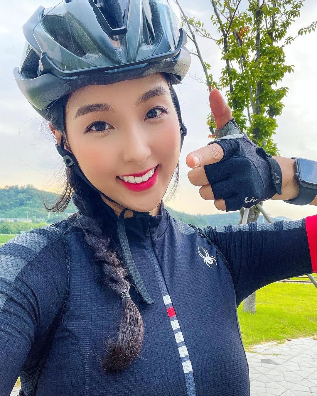 The most temperamental cyclist, beautiful Jenny Min Rho from Korea - iNEWS