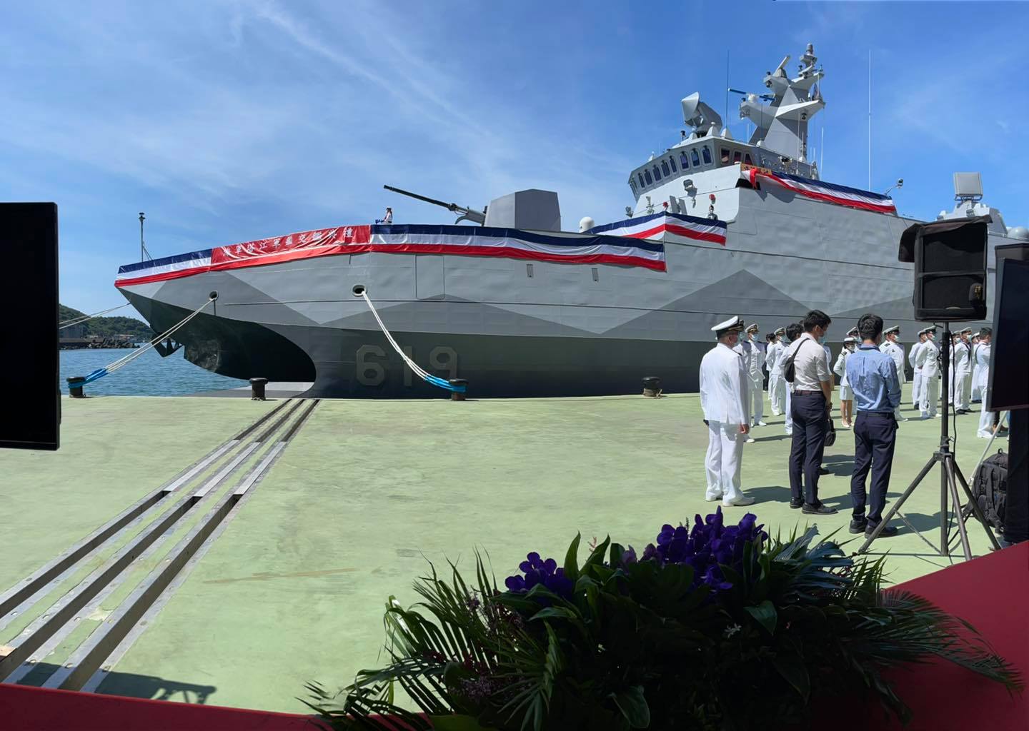 The mass-produced "Taiwan version 022" guided missile boat was ...
