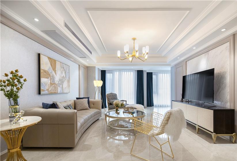 150 square meters of light luxury three-bedroom new home, superb living ...