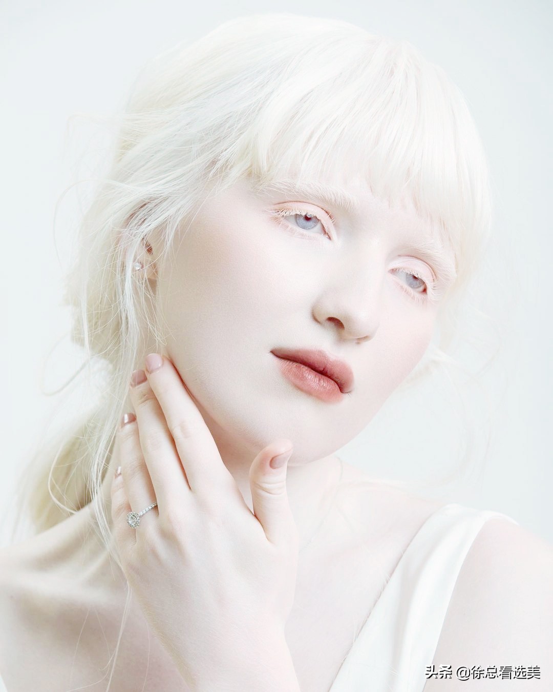 I have never seen such a white and flawless person-Russian supermodel ...