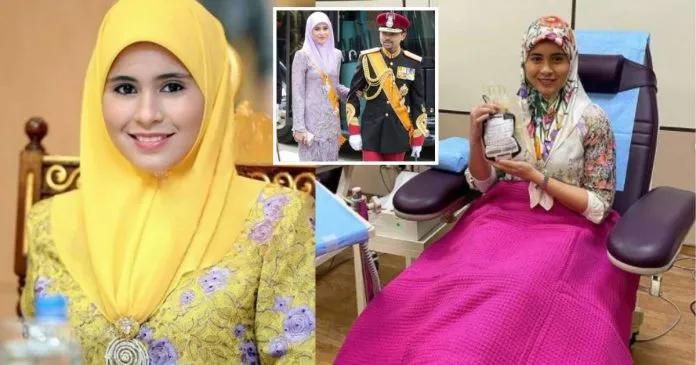 The Crown Princess of Brunei is so lucky!Married at the age of 17 and ...