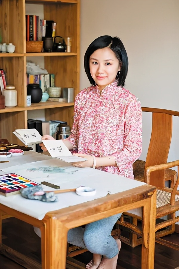 "Calligraphy Xi Shi" Lin Xi drying calligraphy, regular script is ...