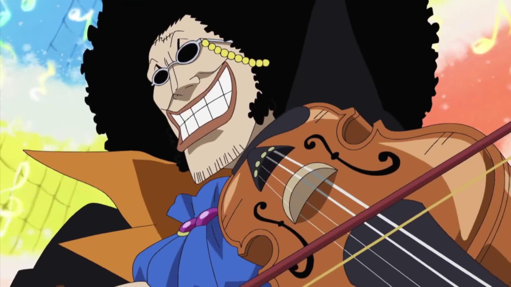 One Piece, Brook, who has a bounty of only 33 million, gives people the ...