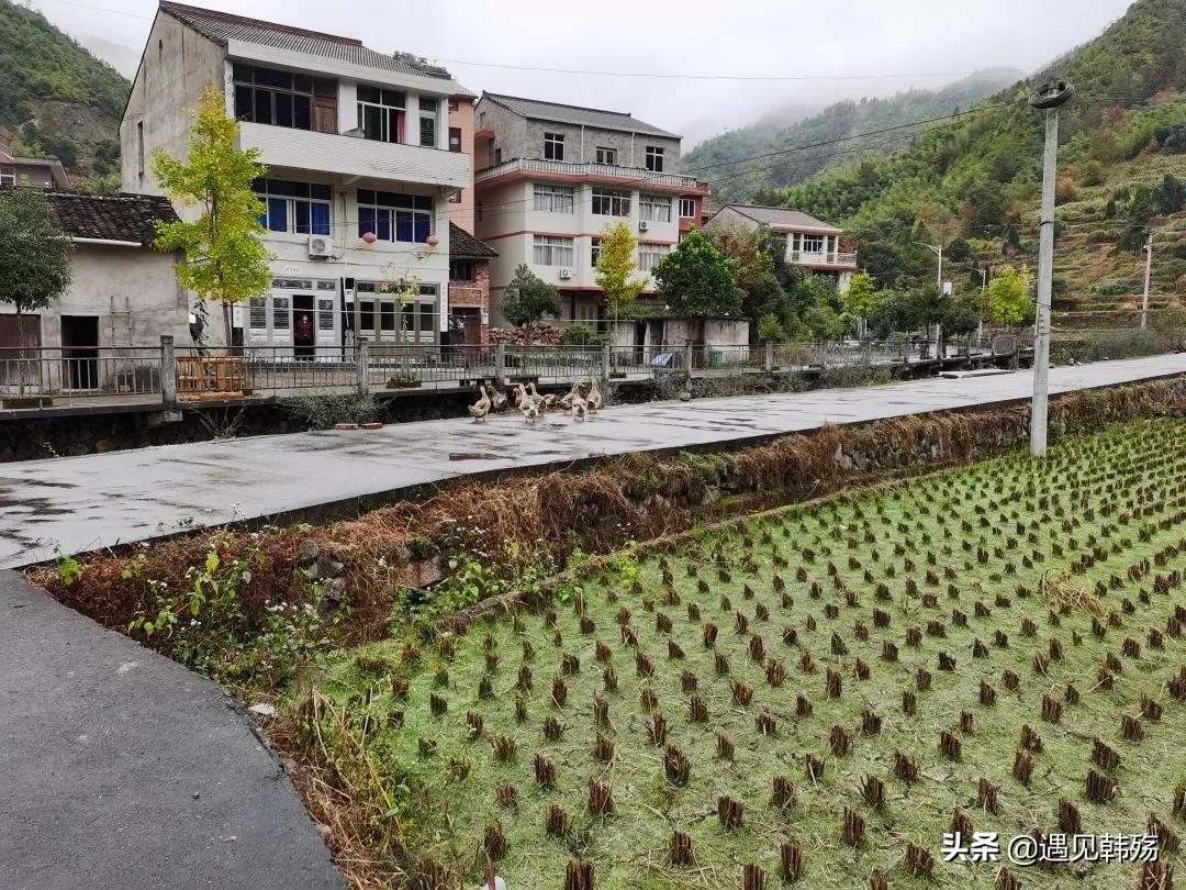 With small bridges and flowing water, surrounded by mountains, the ...