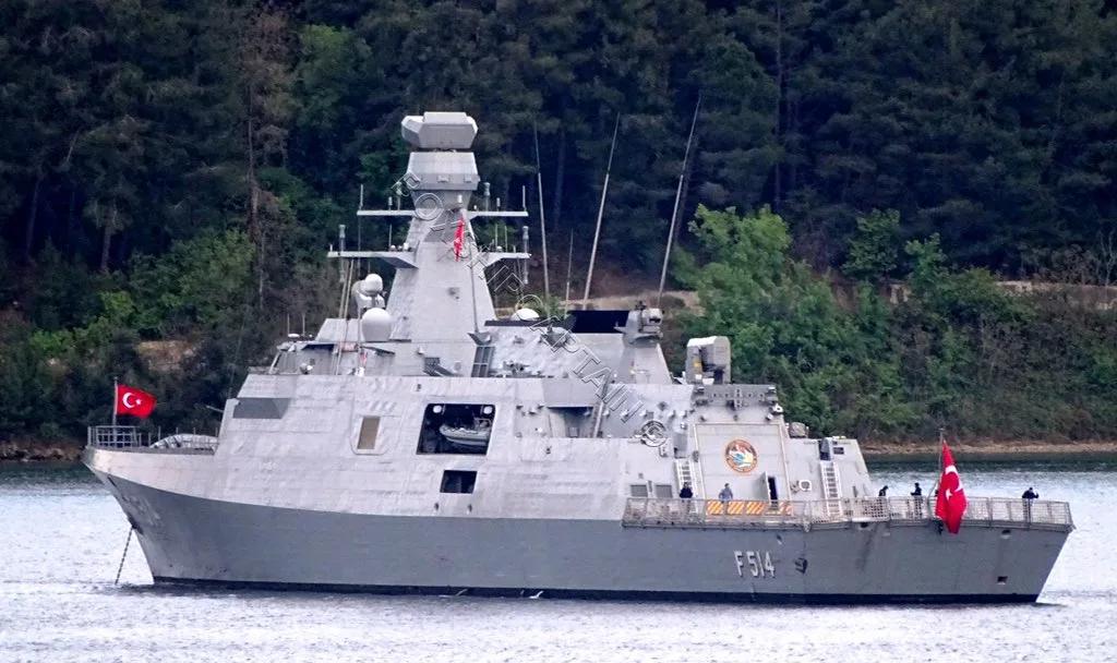 Littoral combat ship island-class frigate of the Ottoman Empire with ...